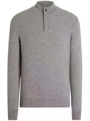 Zegna Oasi Mock-neck Cashmere Jumper