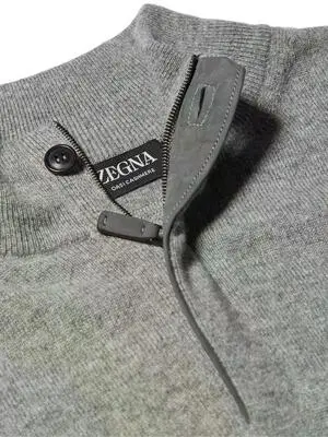 Zegna Oasi Mock-neck Cashmere Jumper