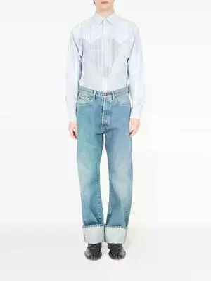 MAISON MARGIELA Straight-leg Turn-up Jeans