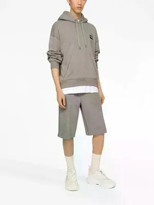 Dolce & Gabbana Logo Patch Cotton Hoodie