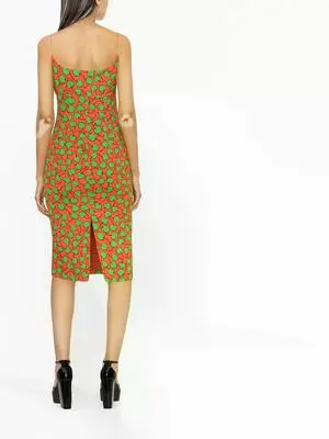 Moschino Graphic Print Midi Dress