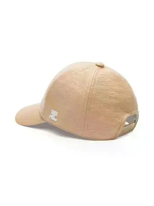 COURREGES Vinyl Baseball Cap - Neutrals