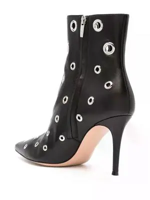 GIANVITO ROSSI 150mm Eyelet-embellished Ankle Boots