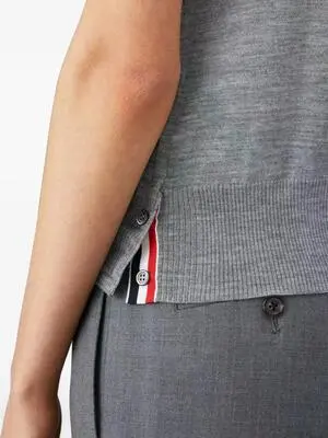 Thom Browne 4-bar Short Sleeve Polo Shirt