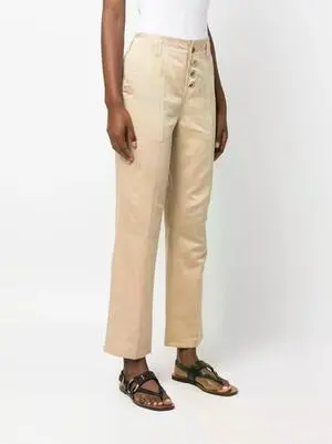 SEMICOUTURE Button-fly Straight-leg Trousers