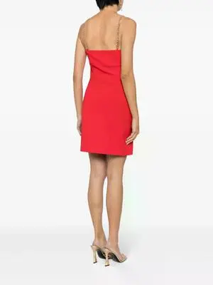 Michael Kors Embellished Crepe Slip Dress