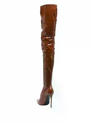 LE SILLA Eva Thigh-high Stiletto Boots - Brown
