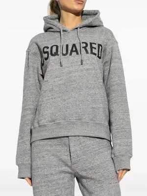 Dsquared2 Logo Print Cotton Hoodie