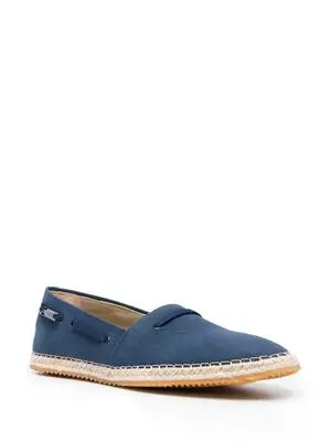 Roberto Cavalli Almond-toe Flat Espadrilles - Blue