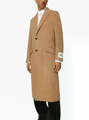 Dolce & Gabbana Single-breasted Wool Coat