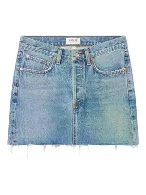 AGOLDE Denim Mini Skirt - Blue