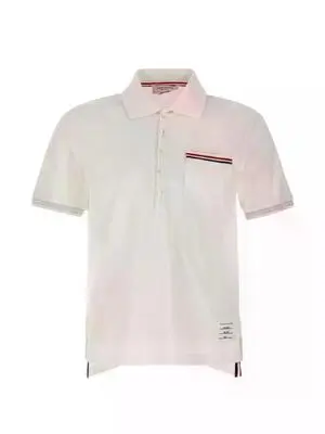 Thom Browne Chest Pocket Polo Shirt - White