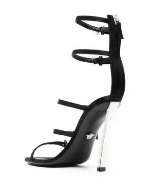 Versace Calf Leather Pin-point 120mm Stiletto Sandals