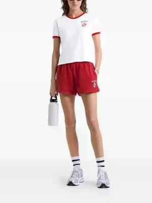 Sporty & Rich Graphic Print Bermuda Shorts