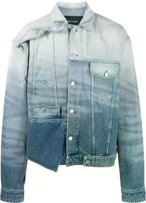 BOTTER Whiskering Effect Denim Jacket