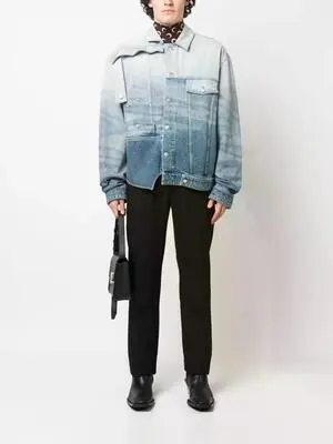 BOTTER Whiskering Effect Denim Jacket