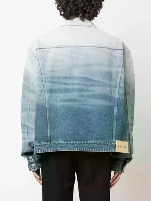 BOTTER Whiskering Effect Denim Jacket