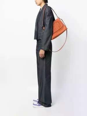 Mcm Medium Travia Leather Shoulder Bag