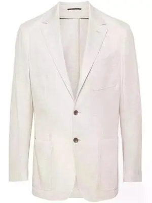 Canali Mélange-effect Blazer