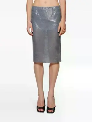 Christopher Esber Viva Mesh Midi Skirt