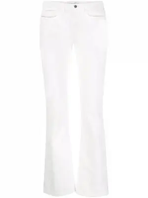 Alberta Ferretti Slim Fit Trousers Cotton
