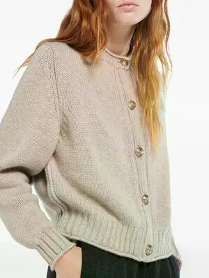 BARRIE Chunky Cashmere Cardigan