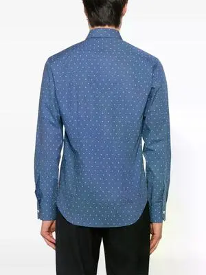 Paul Smith Polka Dot-print Shirt - Blue