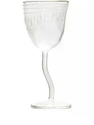SELETTI Classic On Acid Traditional Wine Glass - Neutrals