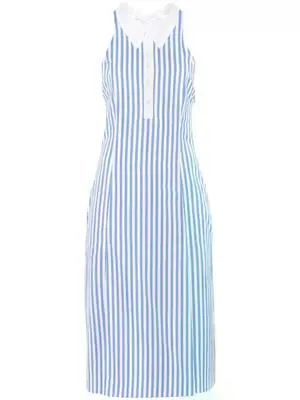 Thom Browne Striped Midi Dress