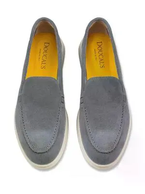 DOUCAL'S Suede Loafers - Grey