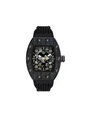Philipp Plein Crypto King Carbon Gladiator Watch - Black