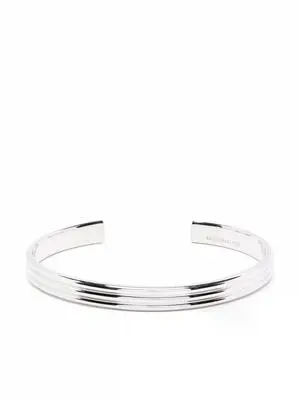 MISSOMA Fused Triple Ridge Cuff Bracelet - Silver