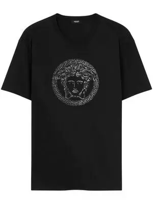Versace Medusa Embellished T-shirt