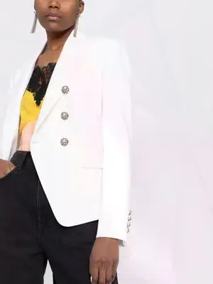 Philipp Plein Double-breasted Peak Lapel Blazer