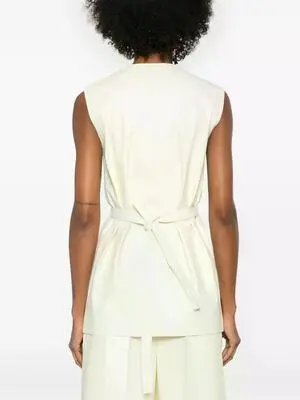 Fabiana Filippi Leather Wrap Vest