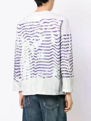 DOUBLET Graphic-print Long-sleeved Top