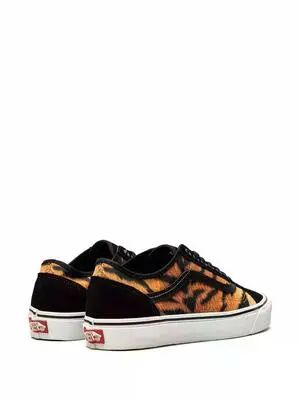 VANS Old Skool Tapered Tiger Print Sneakers - Black