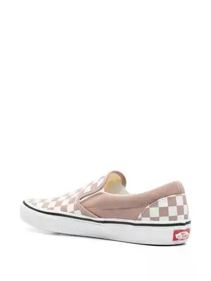VANS Classic Checkerboard Slip-on Sneakers - Neutrals