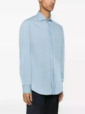 Brunello Cucinelli Spread-collar Cotton Shirt