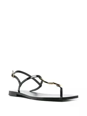 Versace V-chain Flat Sandals