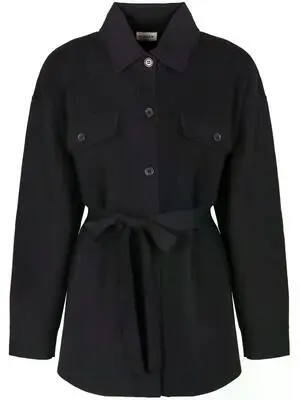 P.a.r.o.s.h Belted Shirt - Blue