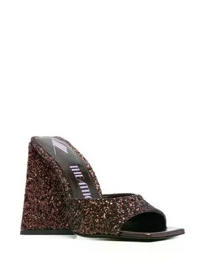 Attico Devon Sequin-embellished Sandals