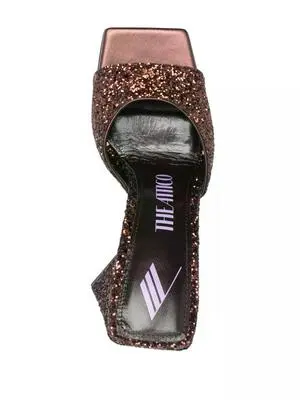 Attico Devon Sequin-embellished Sandals