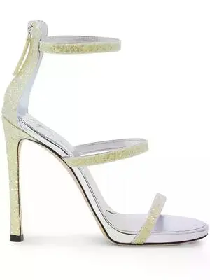 GIUSEPPE ZANOTTI Harmony Glitter Strappy Sandals