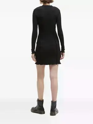 Palm Angels Logo Ribbed Mini Dress