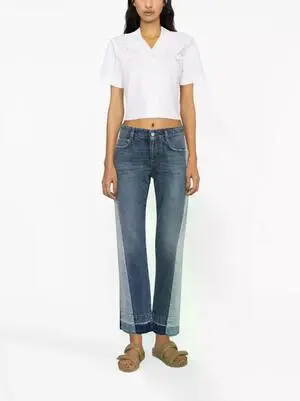 Stella McCartney Colour-block Straight-leg Jeans