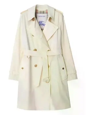 Burberry Mid-length Gabardine Kensington Trench Coat