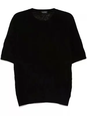 Tagliatore Knitted T-shirt - Black