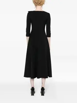 NISSA Bow Detail Midi Dress