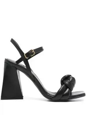 VAMSKO Eden 100mm Leather Sandals - Black